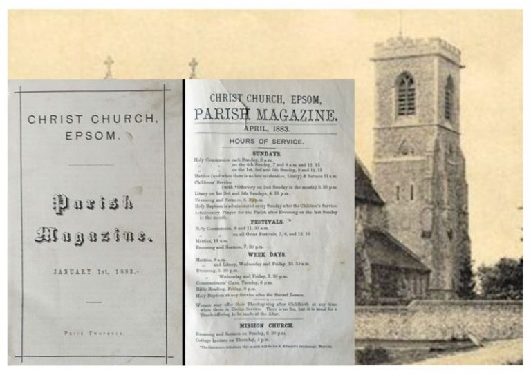 A surprise glimpse into 1883: Christ Church Epsom Common’s Parish ...